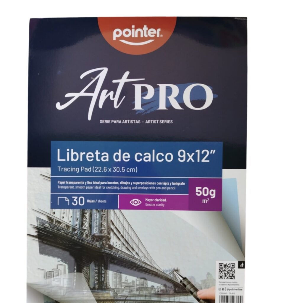 Libreta de Papel Calco 9″x12″ Pointer – El Pincel